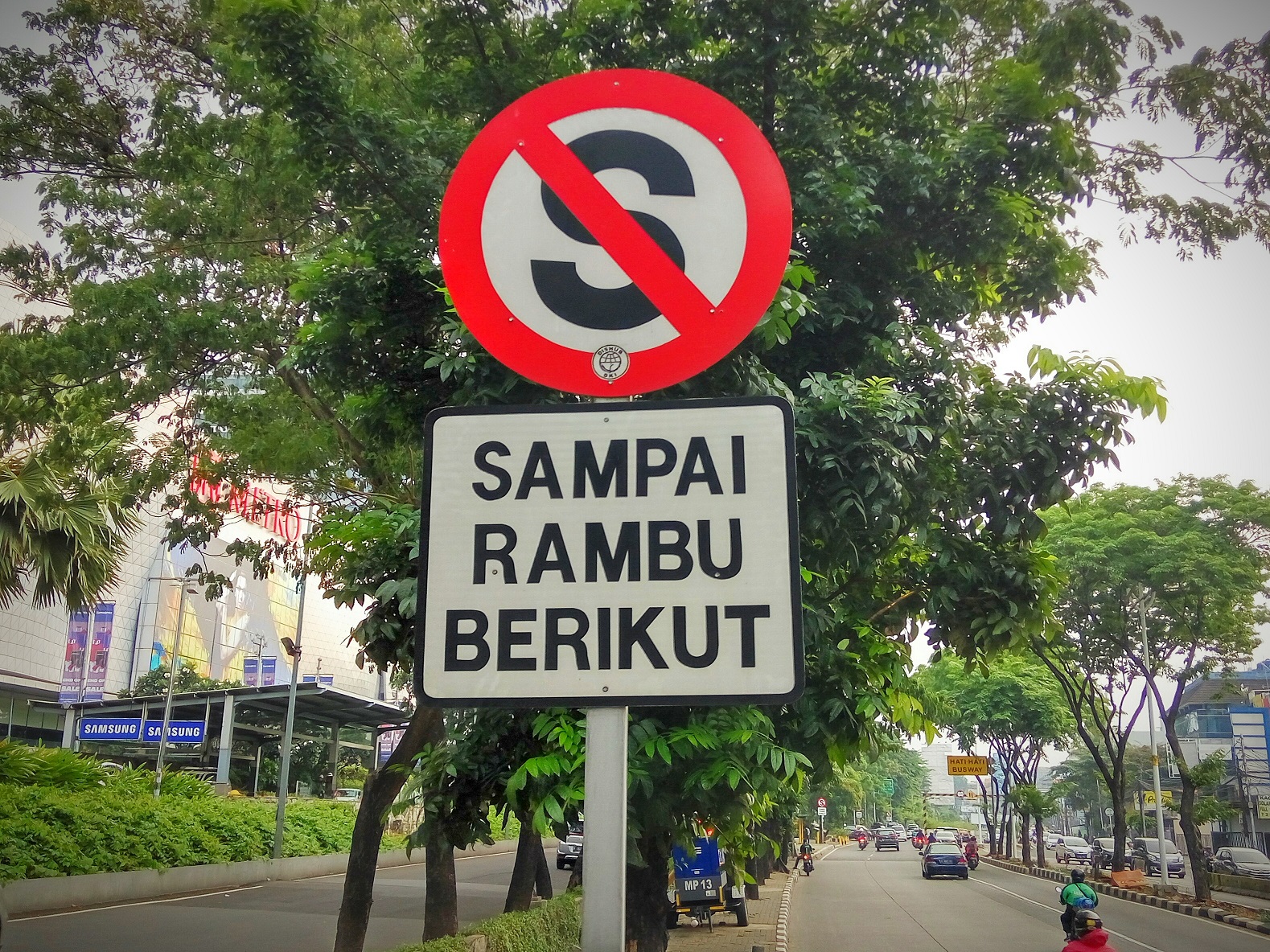 Ini Perbedaan Rambu Dilarang Parkir dan Dilarang Berhenti atau Stop ...